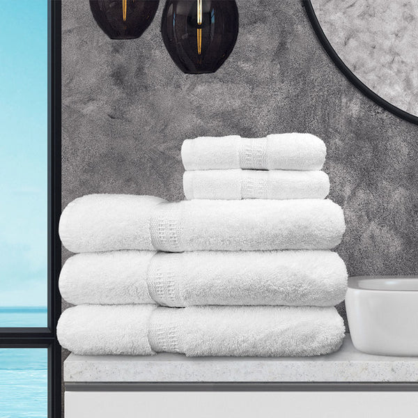 Reserve Towel Collection Hand Towel - 16x30 Inches - 100% 2-Ply Combed ...