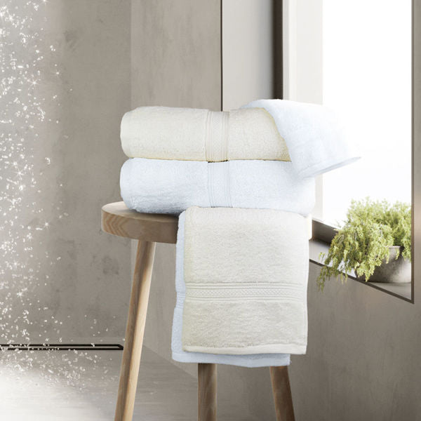 Vicenza Towel Collection - IVORY 16x30 Super Long Staple Combed Cotton ...